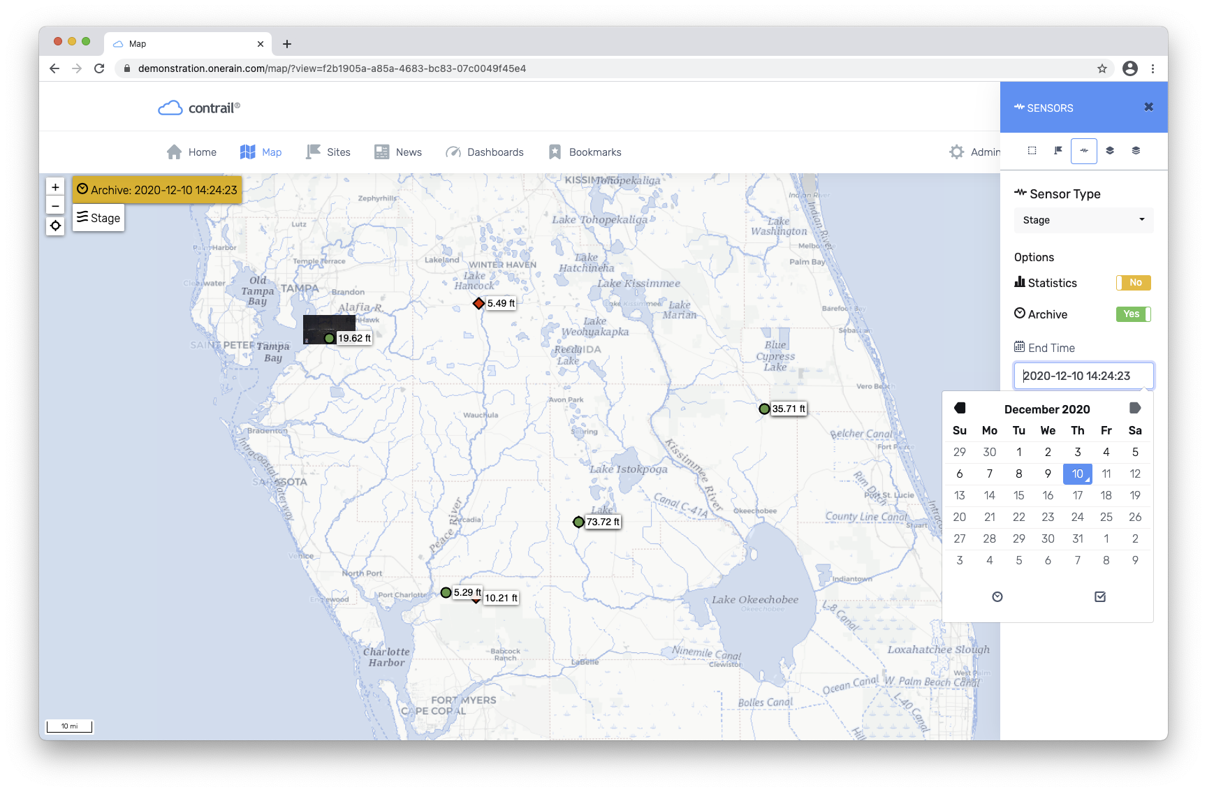 Hydrometeorological Data Archives Onerain
