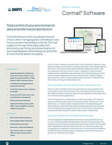 Contrail Software - OneRain